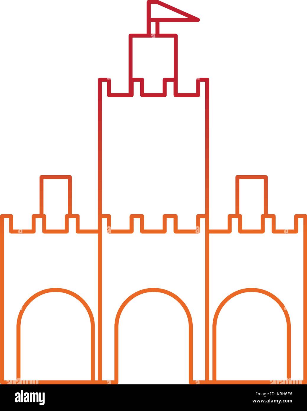 Isolated castle design Stock Vector Image & Art - Alamy