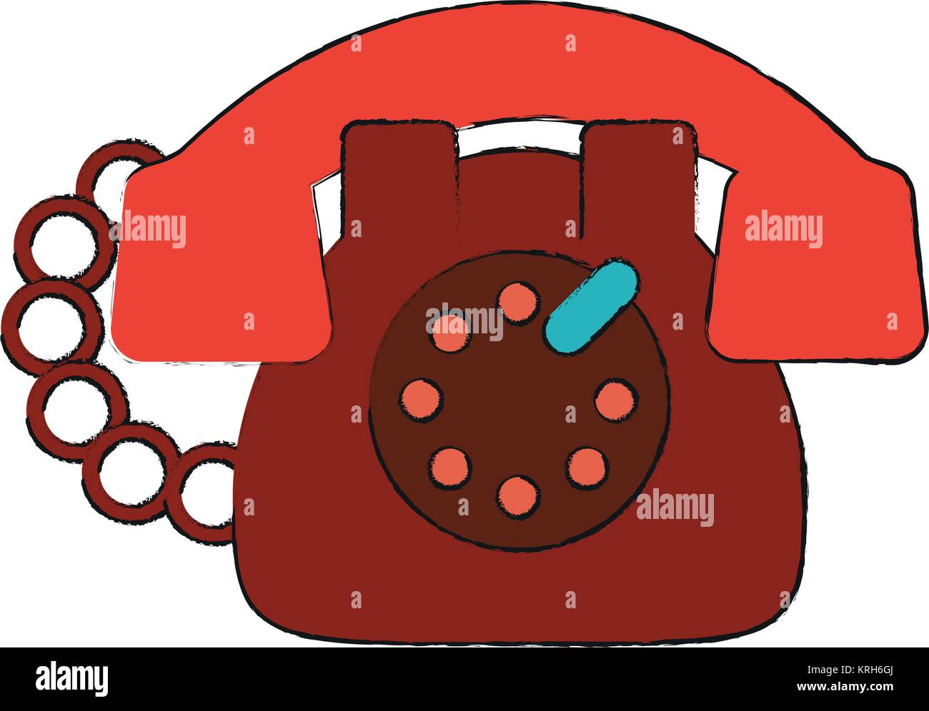 Vintage telephone symbol Stock Vector Image & Art - Alamy