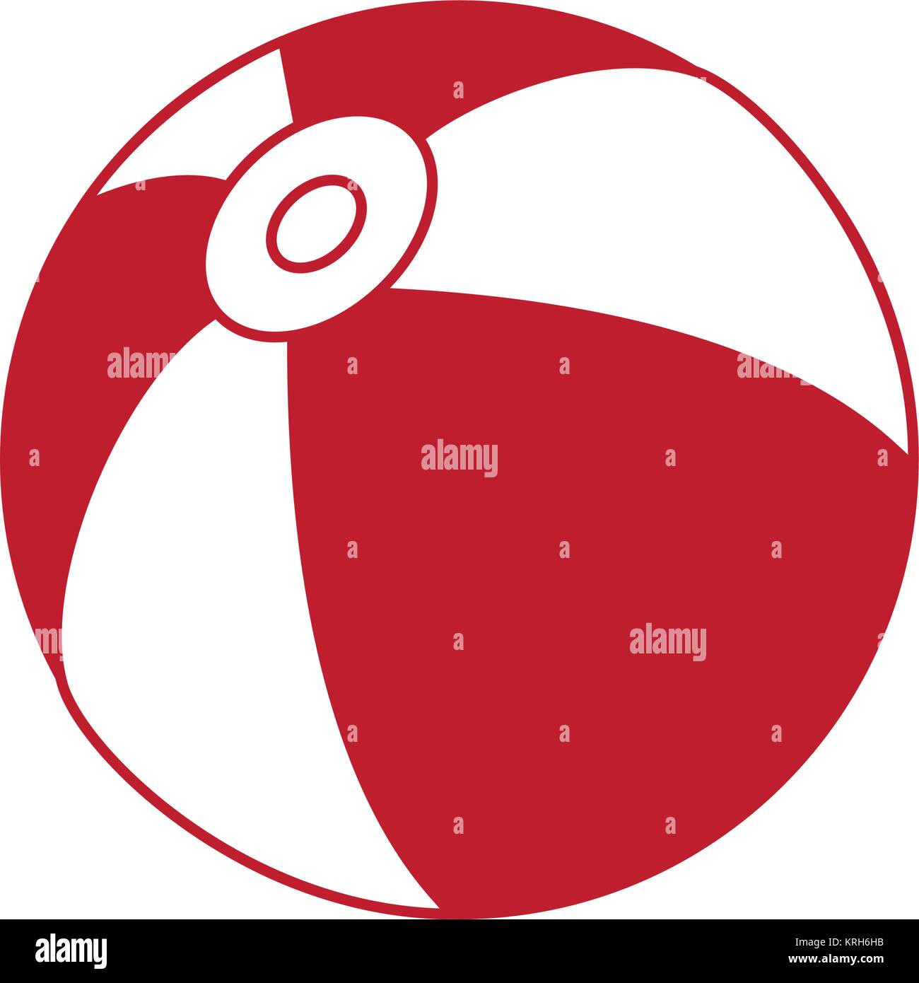 Isolated beach ball design Stock Vector Image & Art - Alamy