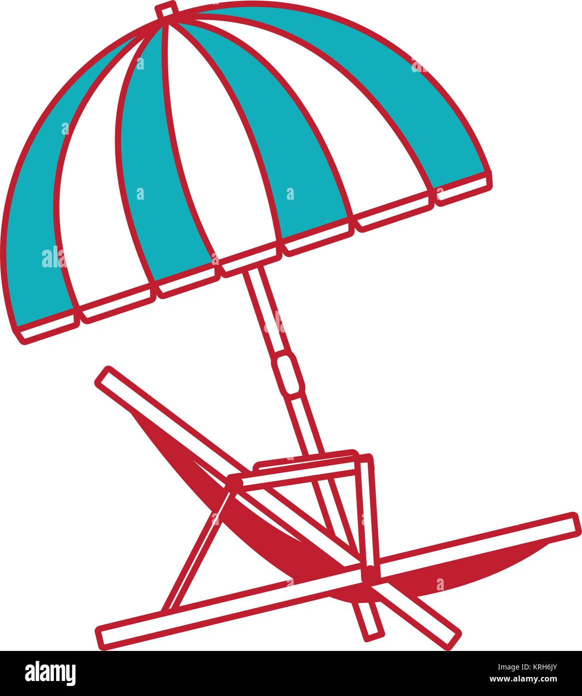 Isolated sunchair design Stock Vector Image & Art - Alamy