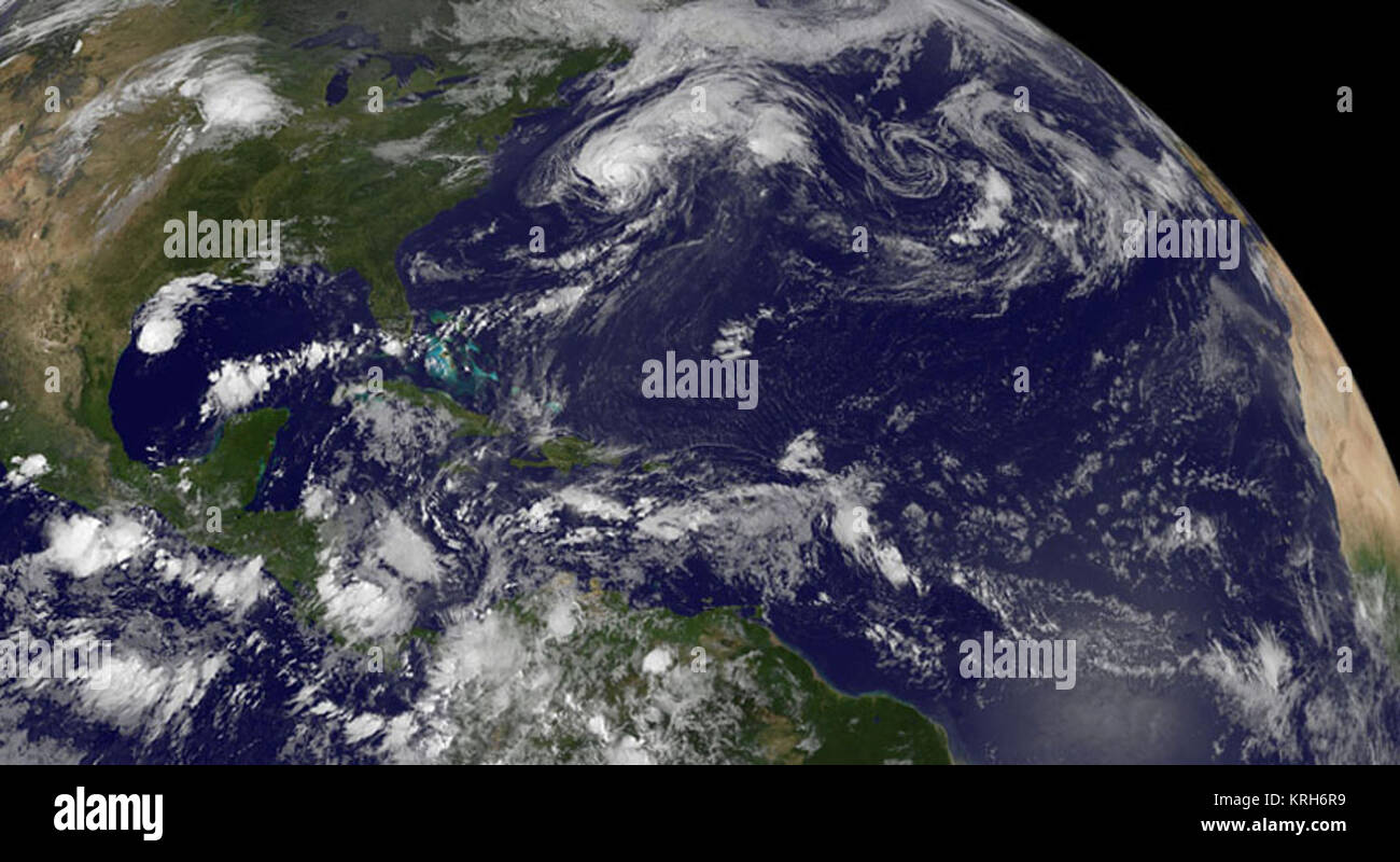 Satellite Sees a Hyperactive Tropical Atlantic (14877240377 Stock Photo ...