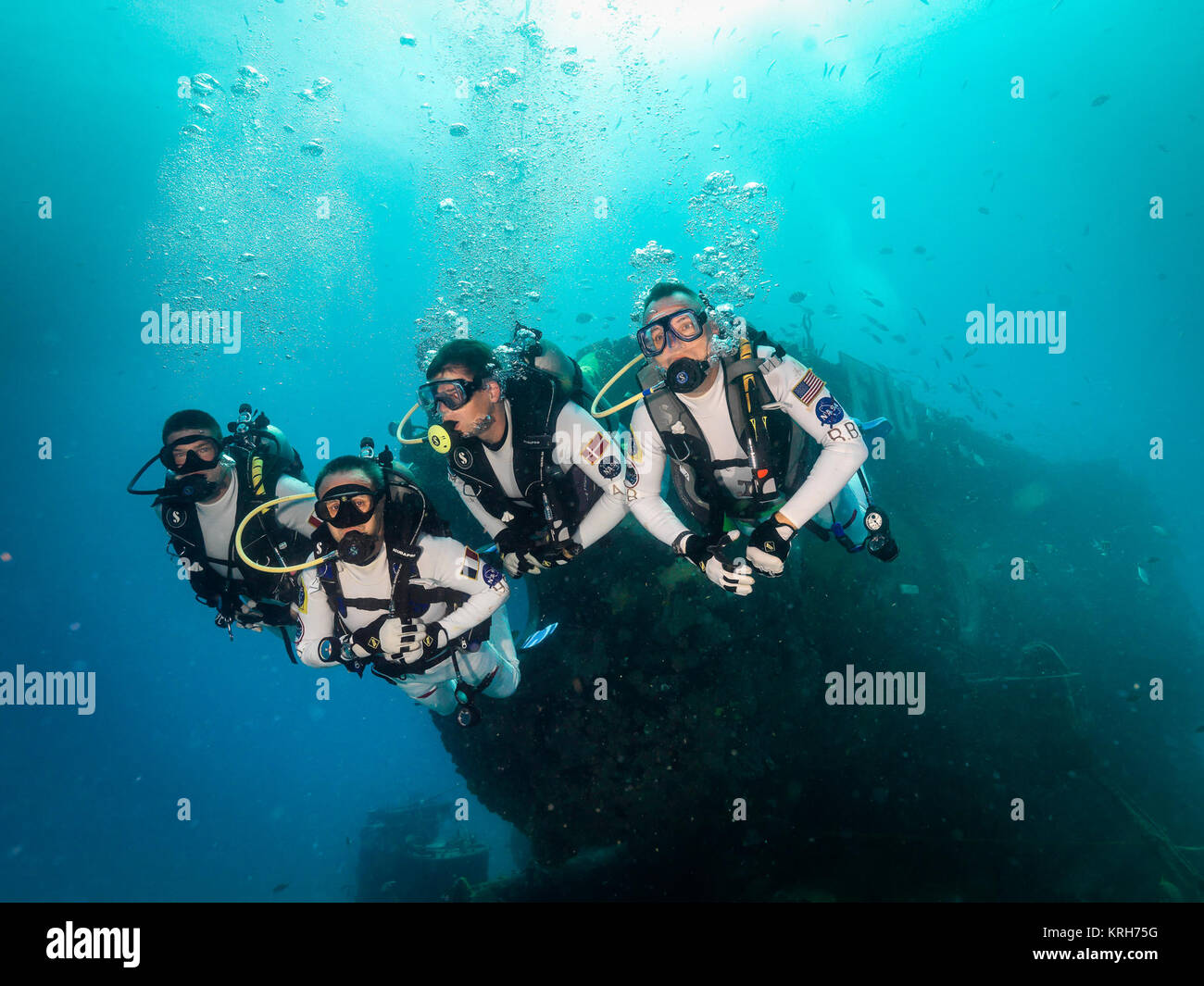 NEEMO 19 Waterwalk 1 Stock Photo - Alamy