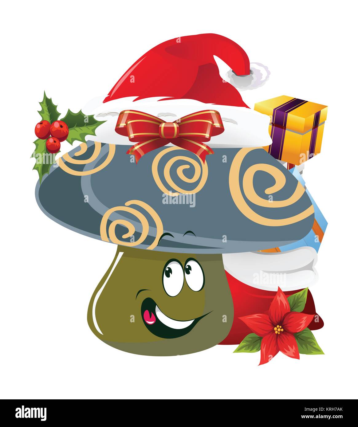 Cute doodle cartoon christmas Cut Out Stock Images & Pictures - Alamy