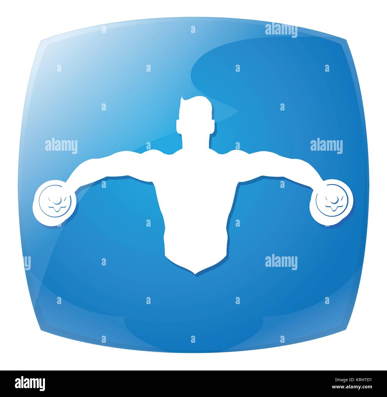 Man People Athletic Gym Gymnasium Body Building Exercise Stock Photo - Alamy