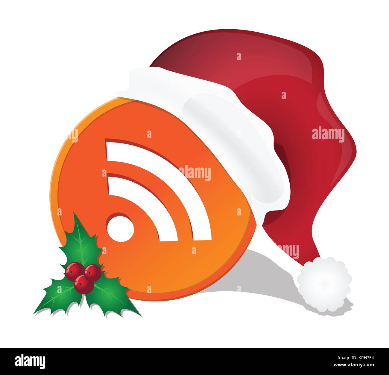 Social media christmas icons Stock Photo - Alamy