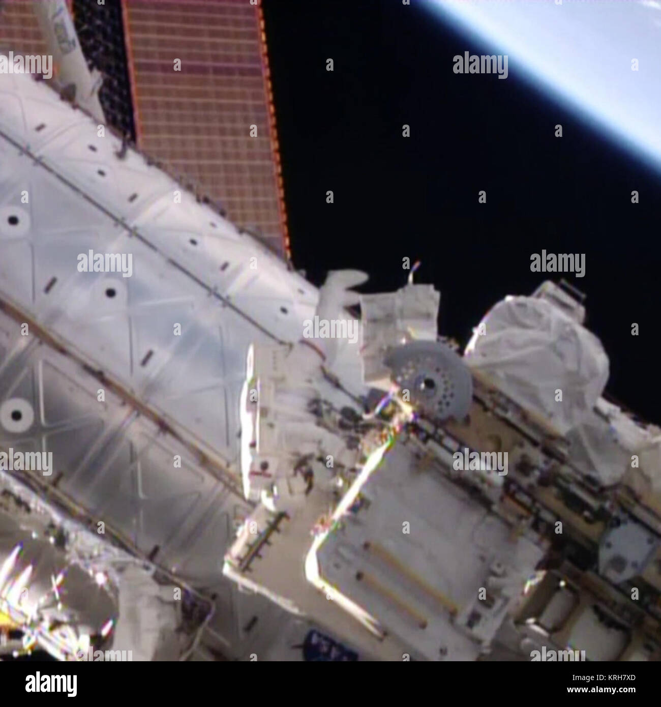 ISS-41 EVA-1 (c) Reid Wiseman Stock Photo - Alamy