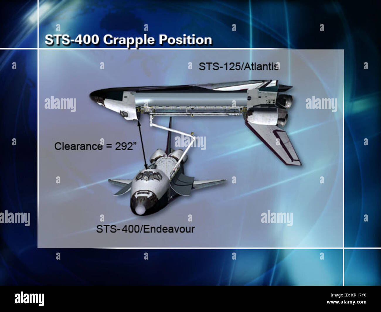 STS-400 Grapple Position Stock Photo - Alamy