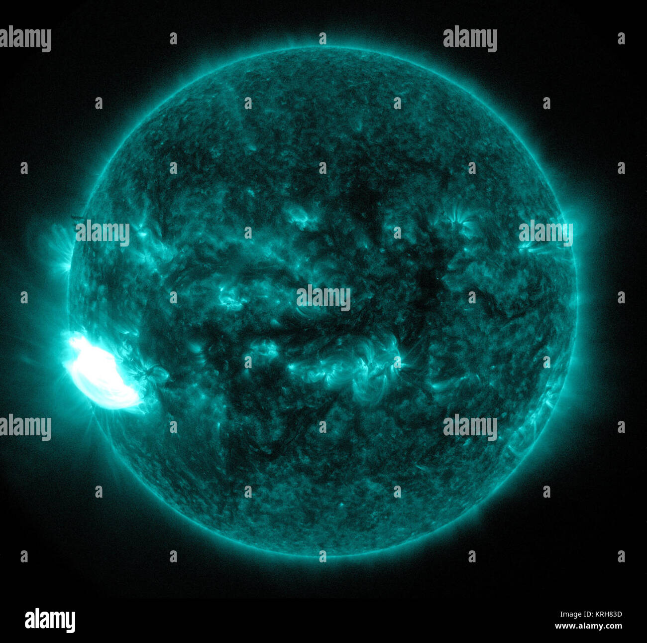 NASA's SDO Observes an X-class Solar Flare (15562323166 Stock Photo - Alamy