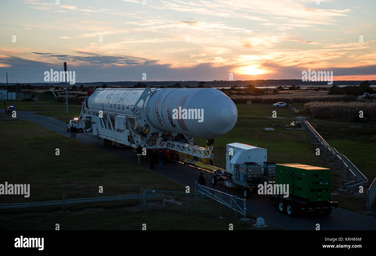 The Orbital Sciences Corporation Antares rocket, with the Cygnus ...