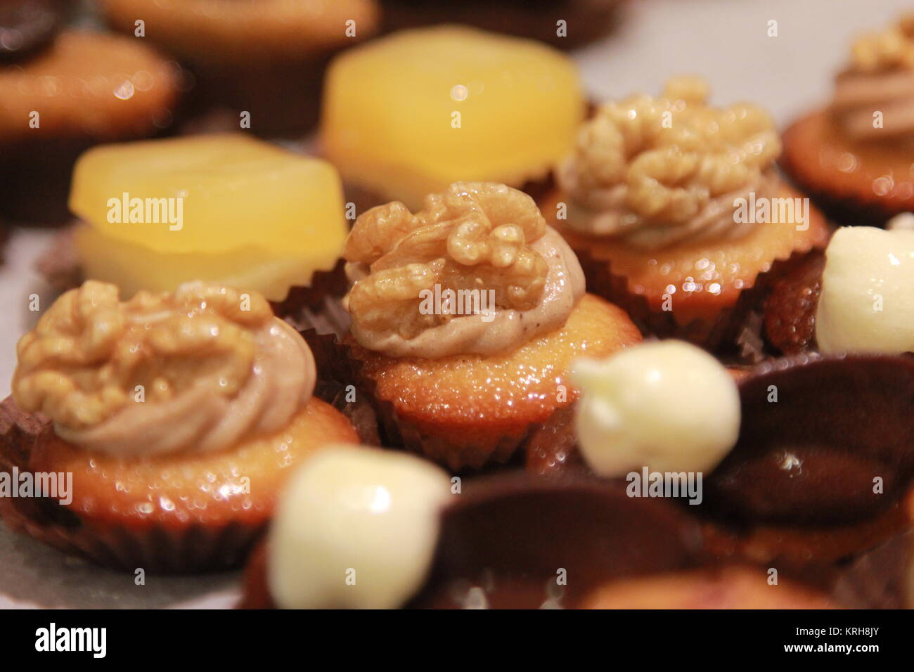 Random desserts from a buffet Stock Photo - Alamy