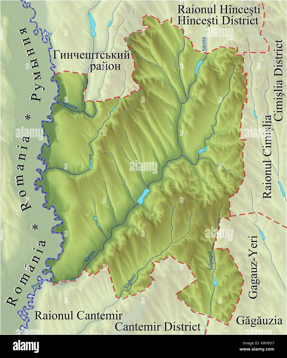 Harta de localizare a raionului Leova, Moldova Stock Photo - Alamy