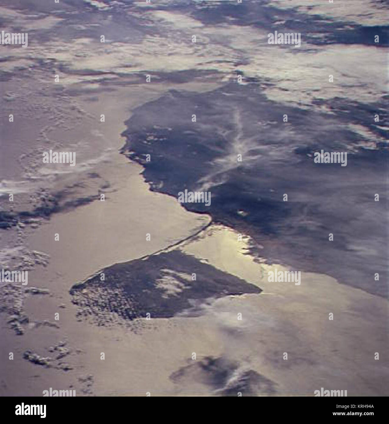 Paraguana Peninsula STS066-124-8 Stock Photo - Alamy