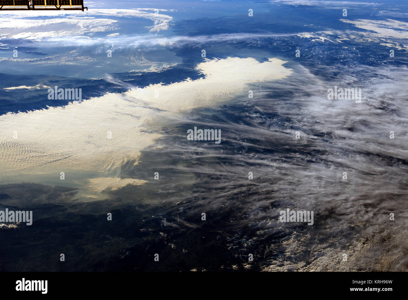 ISS-42 View of the Alps From Space Stock Photo - Alamy
