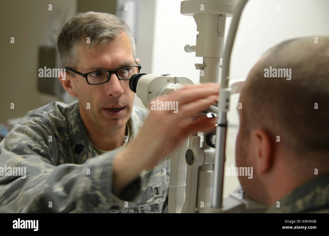 Dr. (Lt. Col.) Richard Baird, an optometrist with the 412th Medical ...