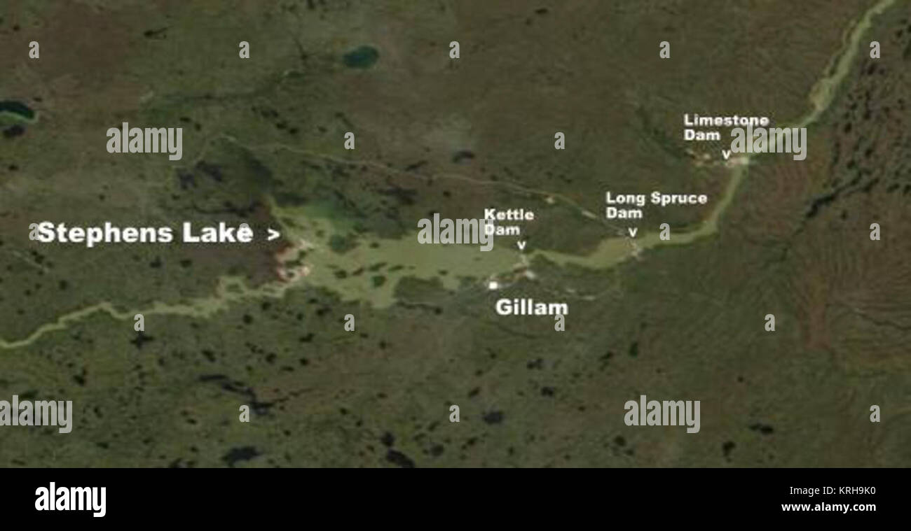 Stephens Lake Manitoba Stock Photo - Alamy