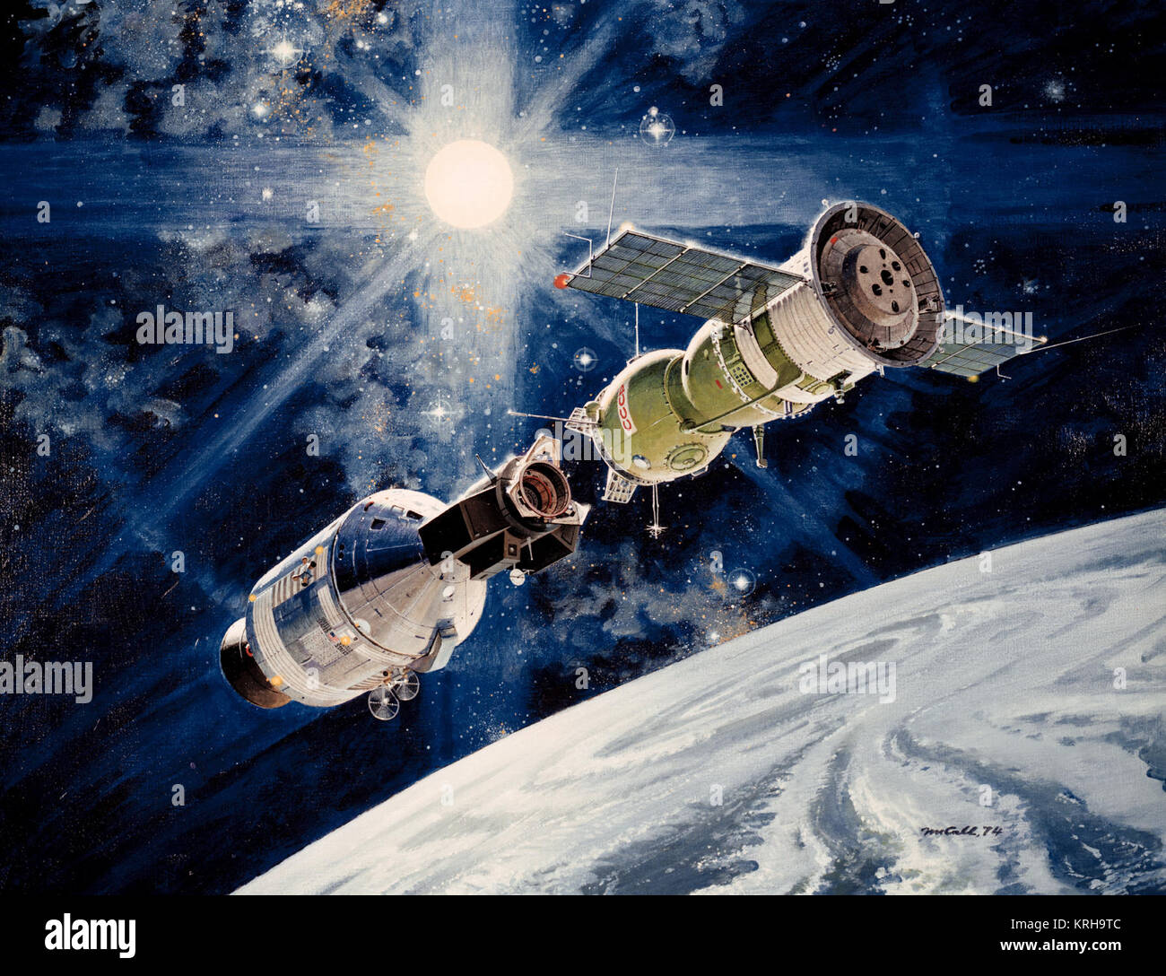 NASA JSC Electronic Imagery S74-24913 Stock Photo - Alamy