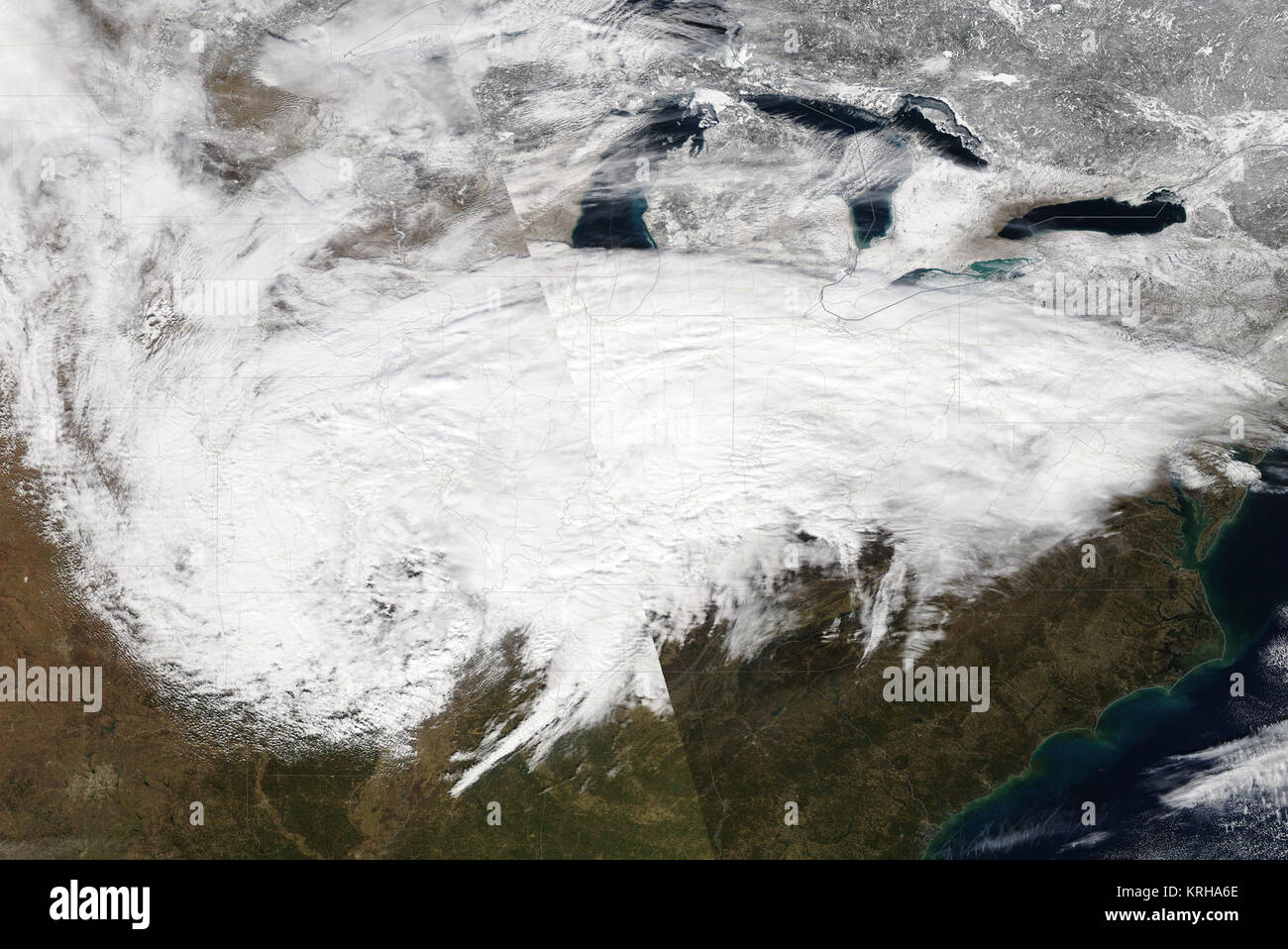 Alberta clipper 25 Jan 2015 1945z Stock Photo - Alamy