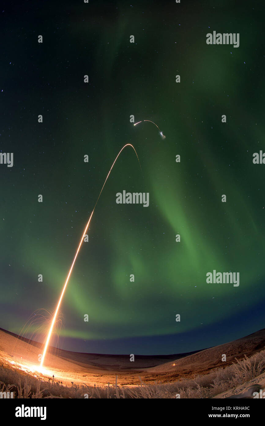 Sounding Rocket Launches Successfully from Alaska Stock Photo - Alamy