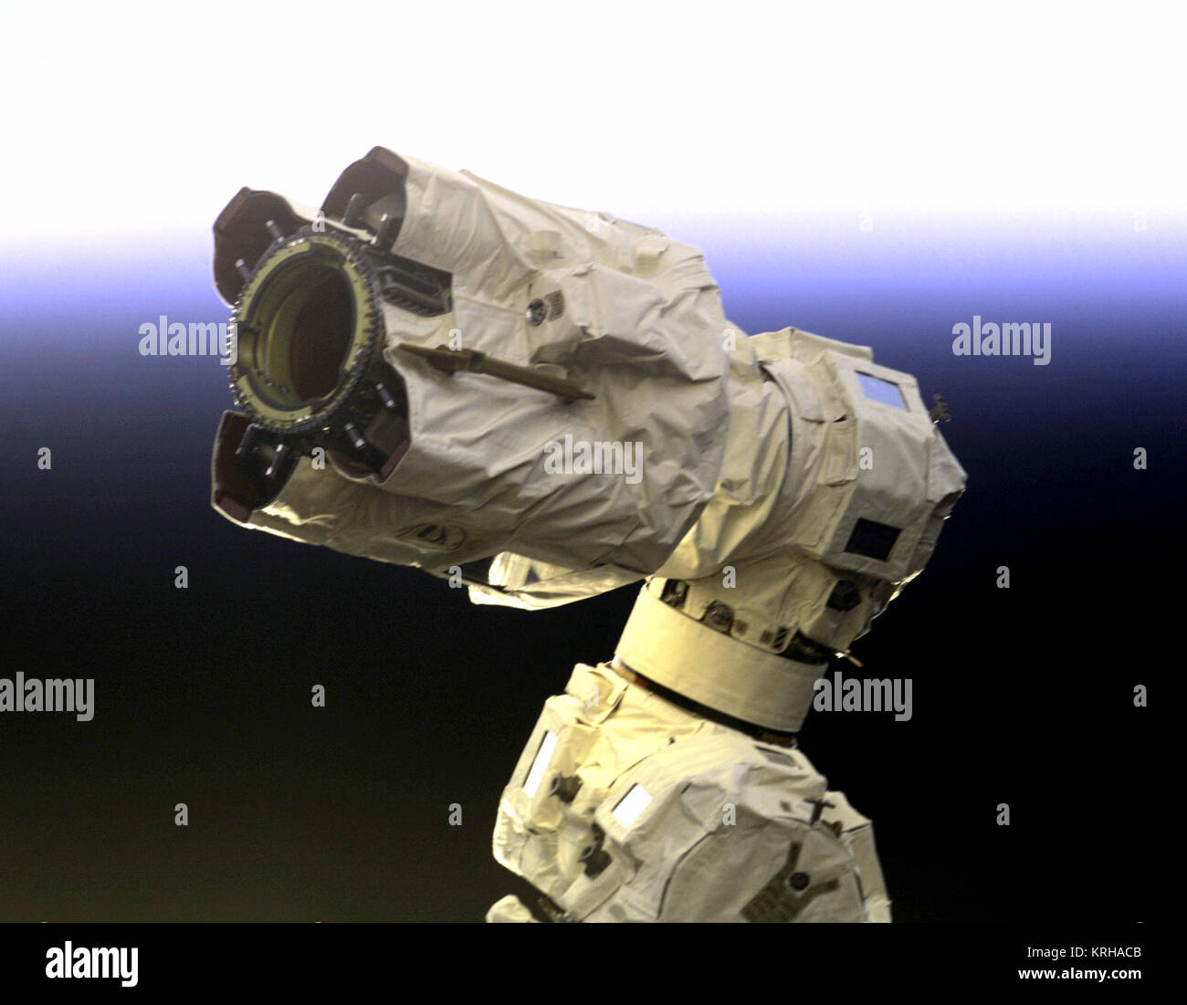 22International Space Station22 Canadarm2 during STS-108 Stock Photo ...