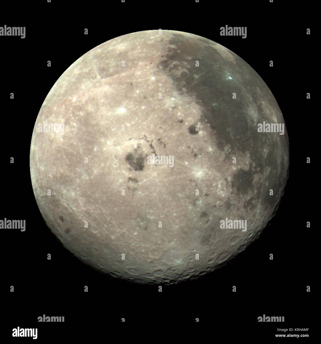PIA00113 Moon Color Composite Stock Photo - Alamy