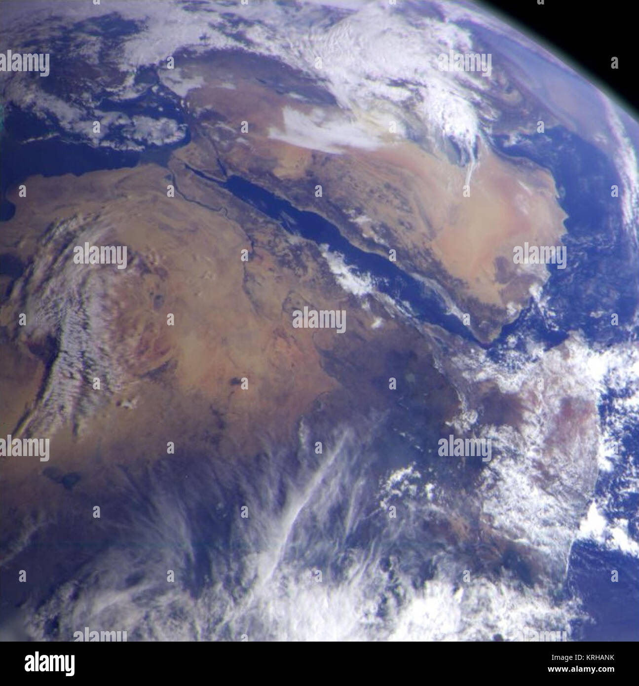 Arabian peninsula from space hi-res stock photography and images - Alamy