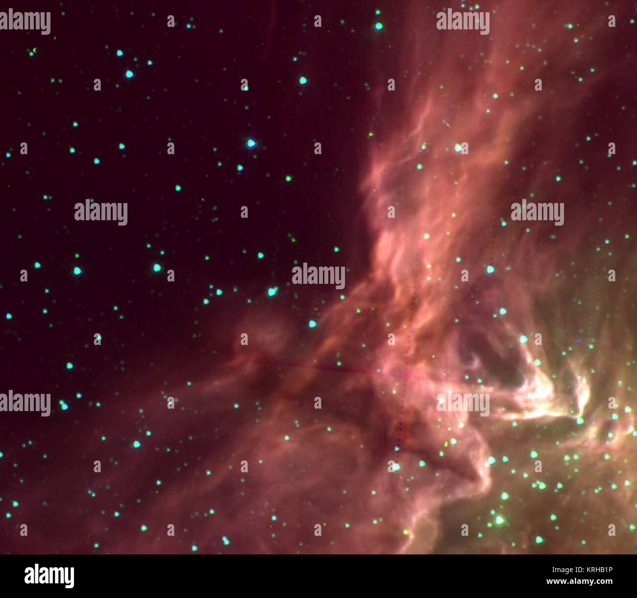 Infrared Dark Cloud 28IRDC29 in the W40 region Stock Photo - Alamy