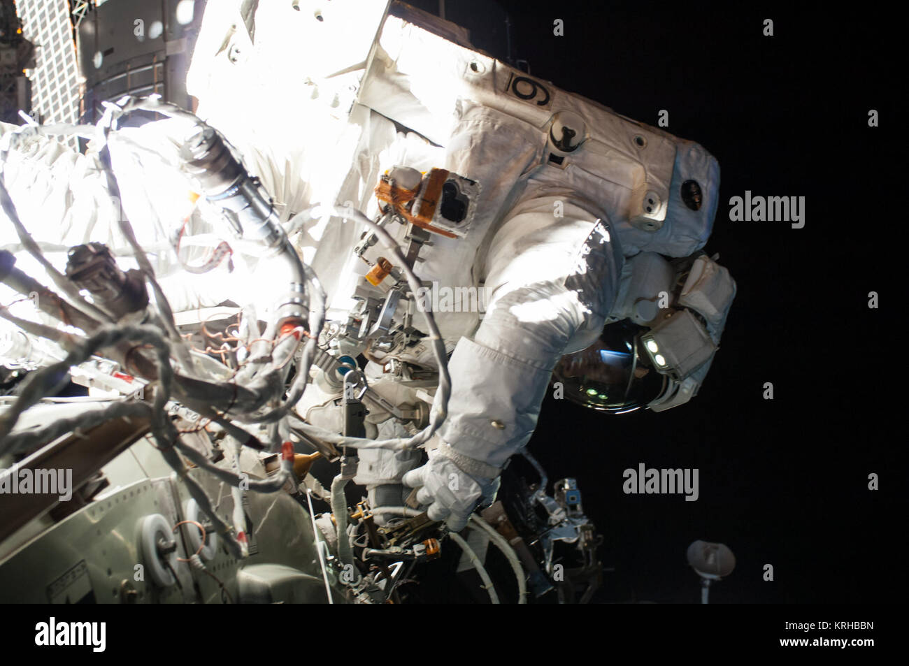 ISS-42 EVA-2 (b) Terry Virts Stock Photo - Alamy