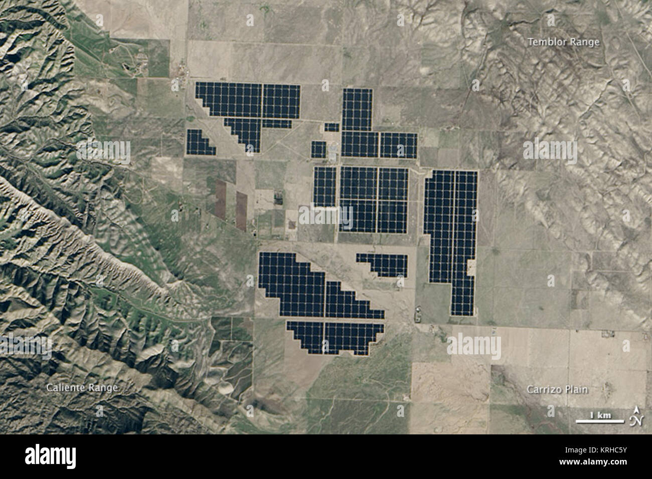 Topaz Solar Farm California Valley Stock Photo - Alamy