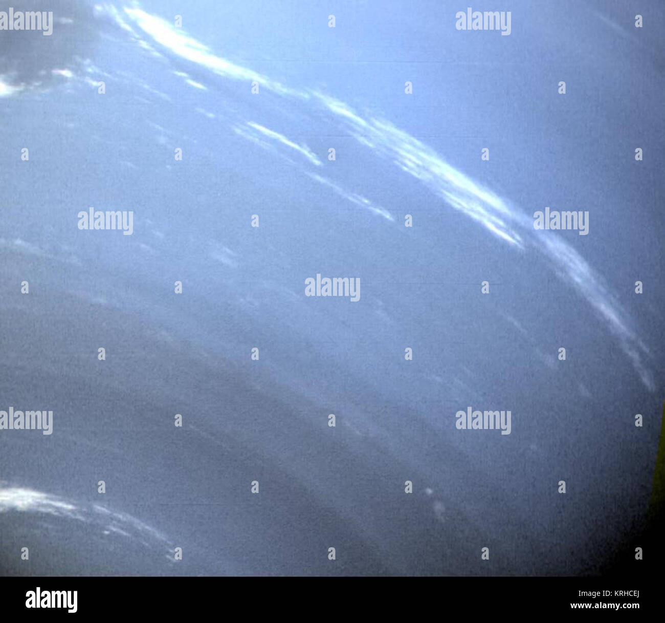 PIA00063 Neptune - True Color of Clouds Stock Photo - Alamy