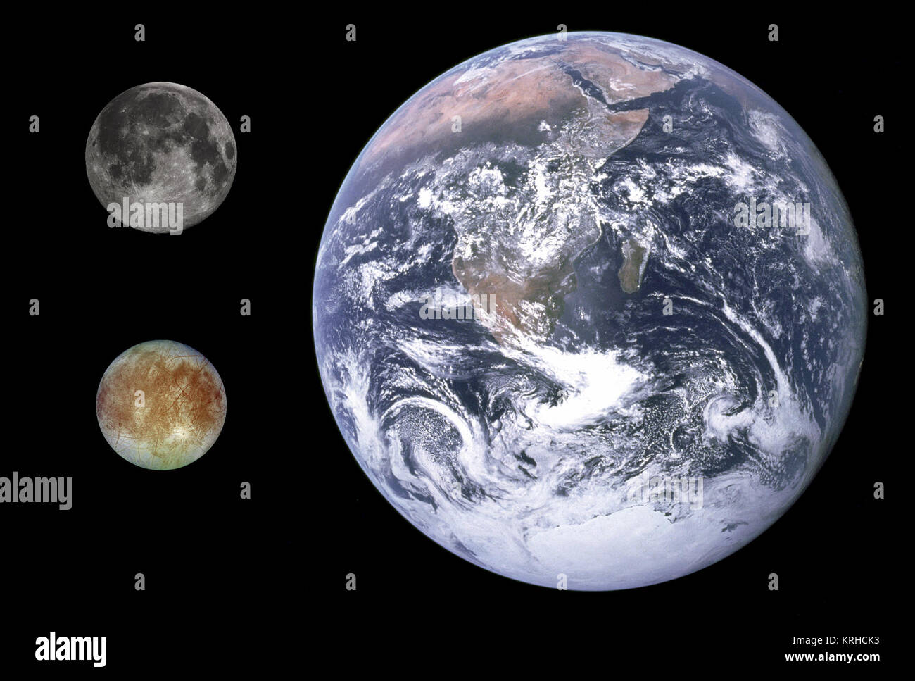 Moon And Earth Comparison Size