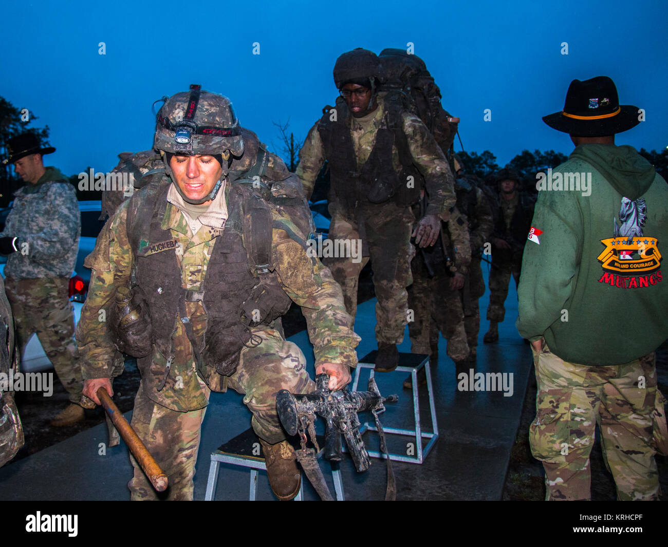 Pfc. Matthew Huckaba, a Trooper with 6th Squadron, 8th Cavalry Regiment ...