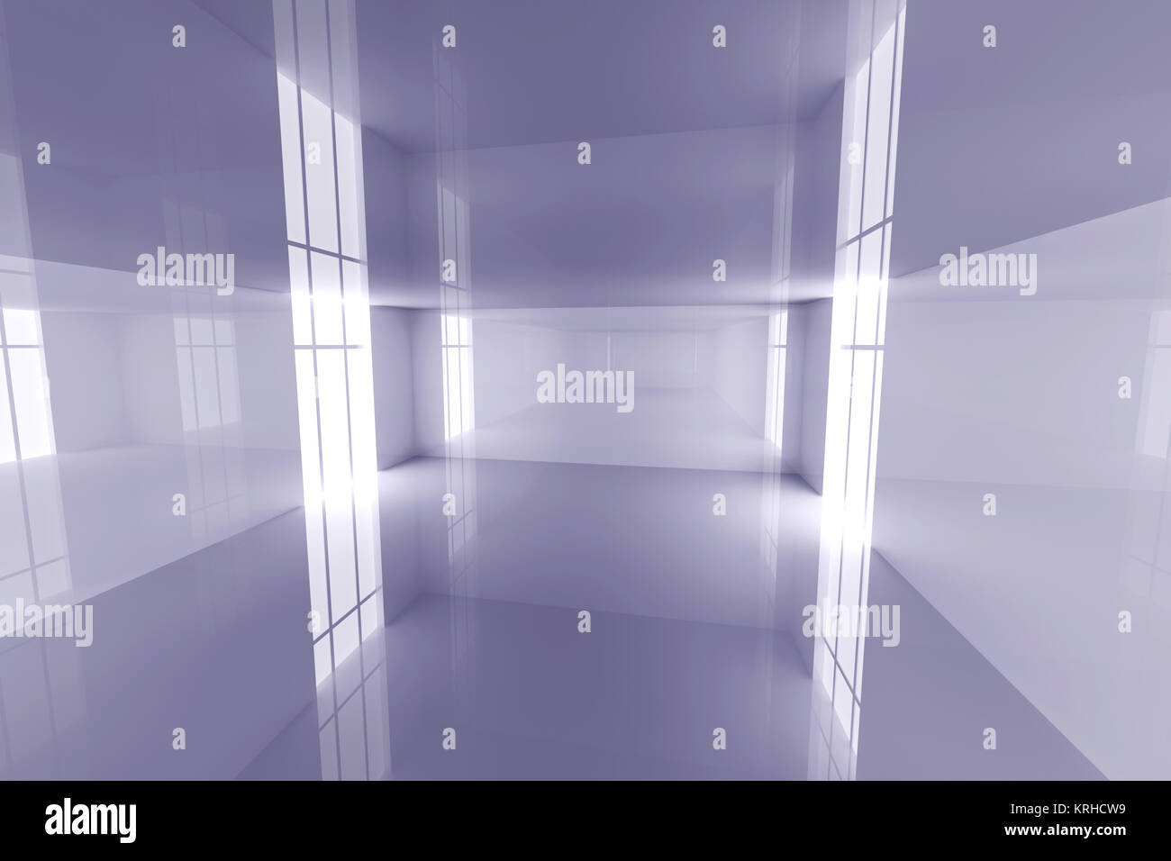 3D rendered Interior. An empty room Stock Photo - Alamy