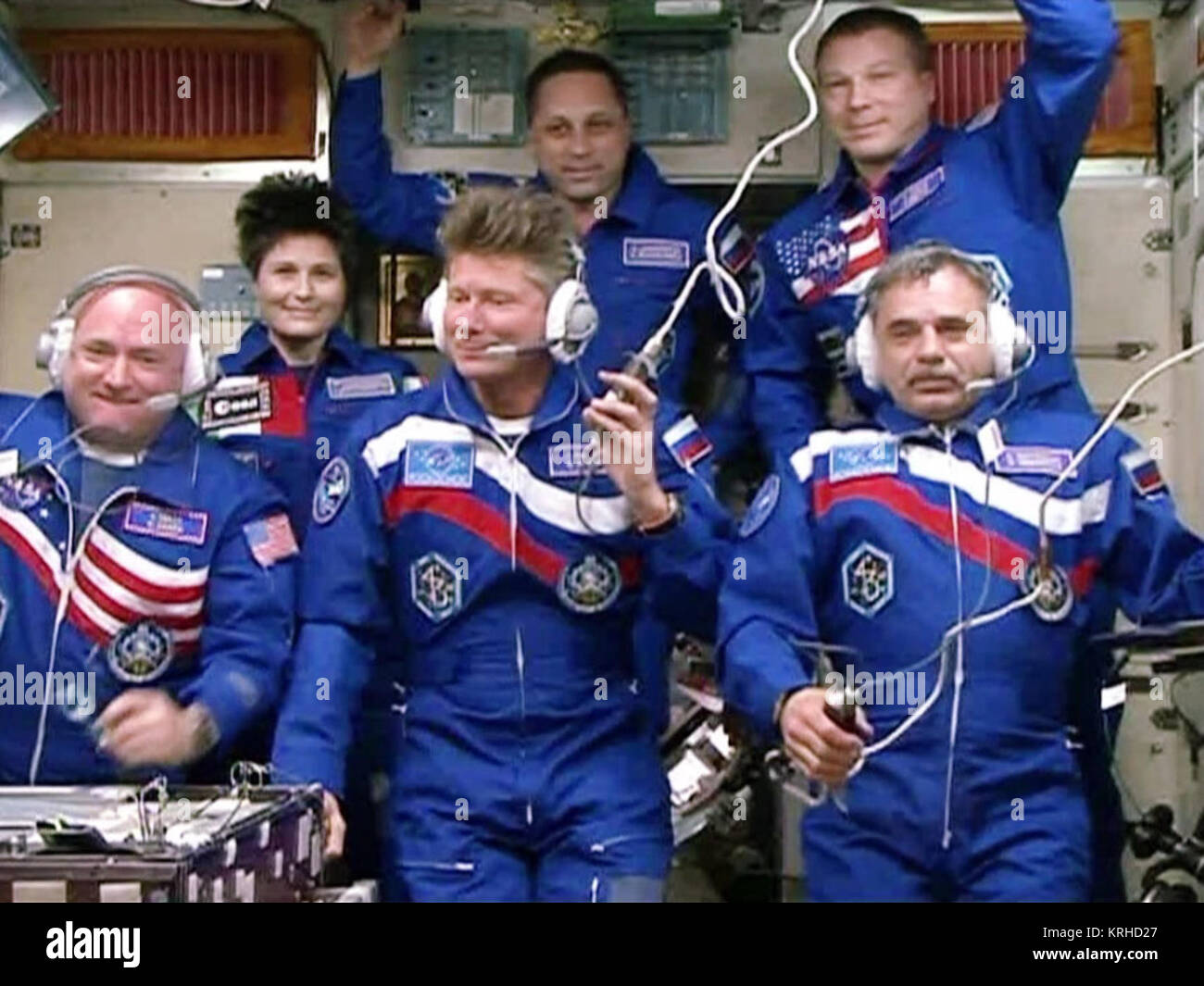 Expedition 43 welcoming ceremony Stock Photo - Alamy