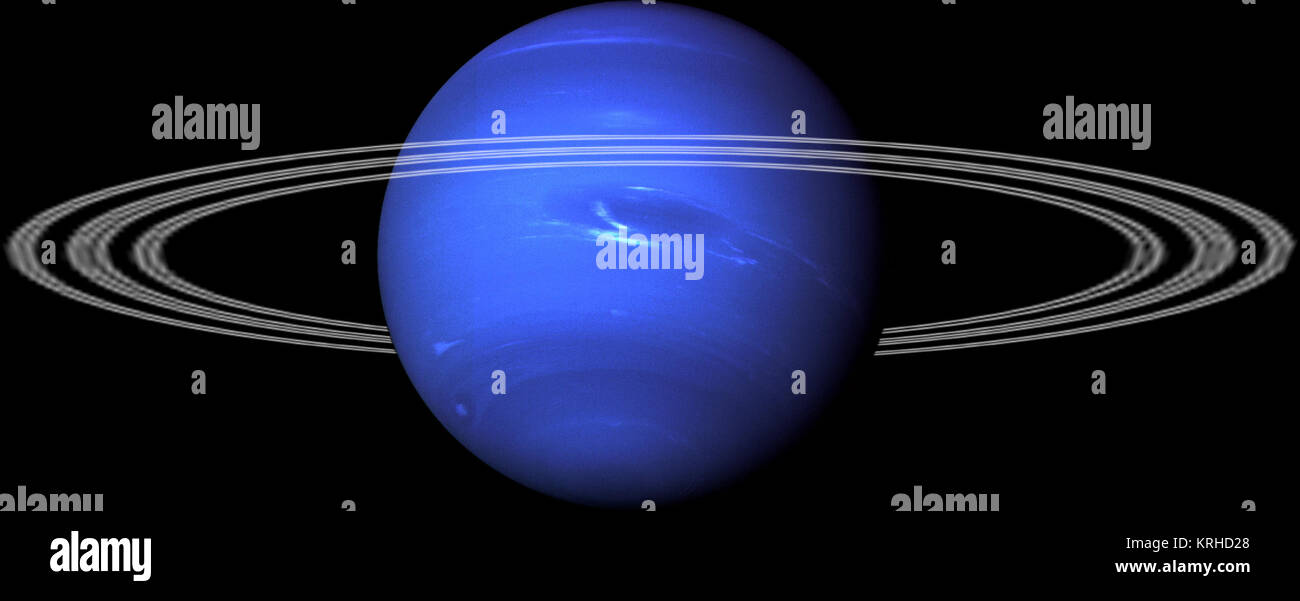 Neptune with rings Stock Photo - Alamy
