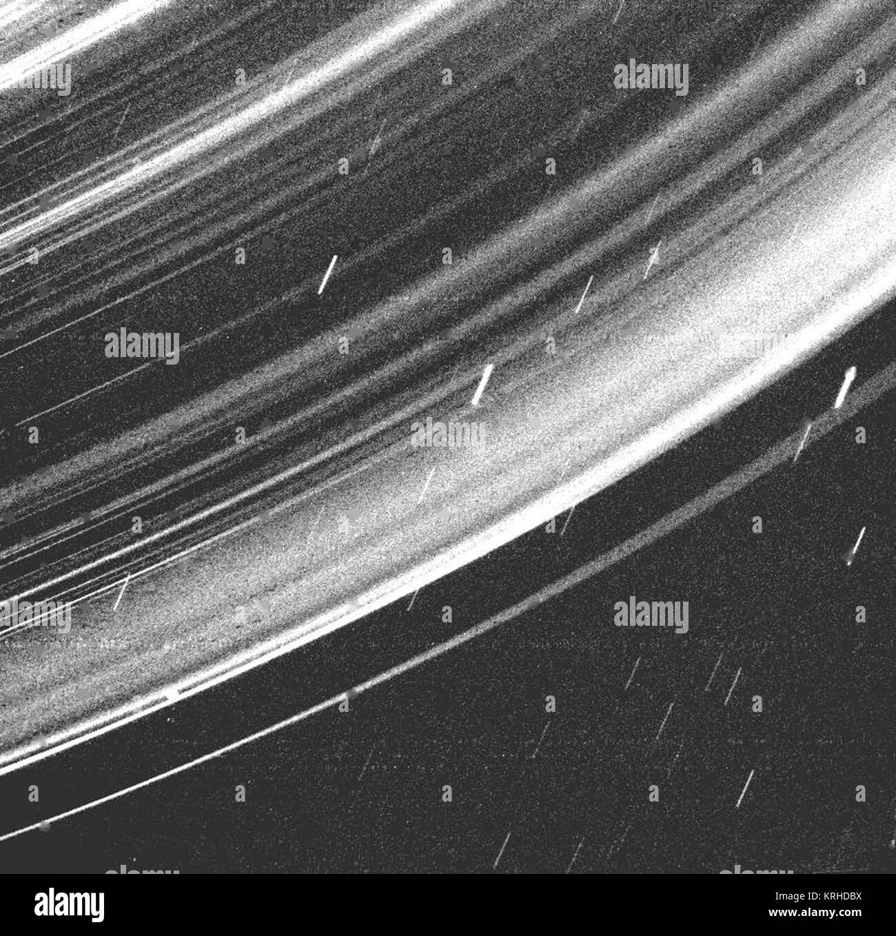 PIA00142 Uranus Ring System Stock Photo - Alamy