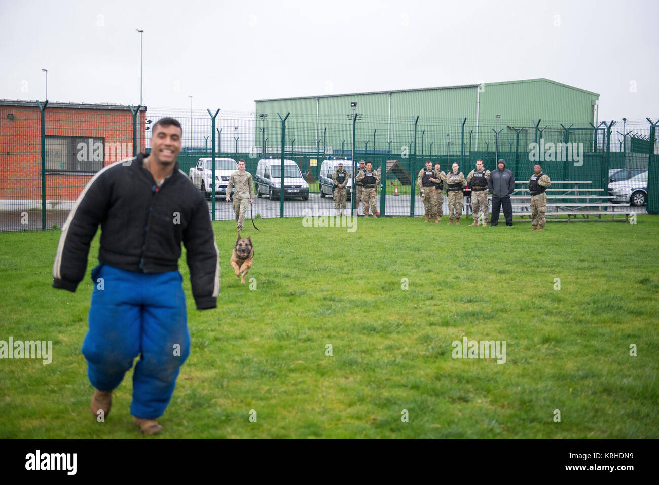 U.S. Soldiers assigned to the Provost Marshall Office at U.S. Army ...
