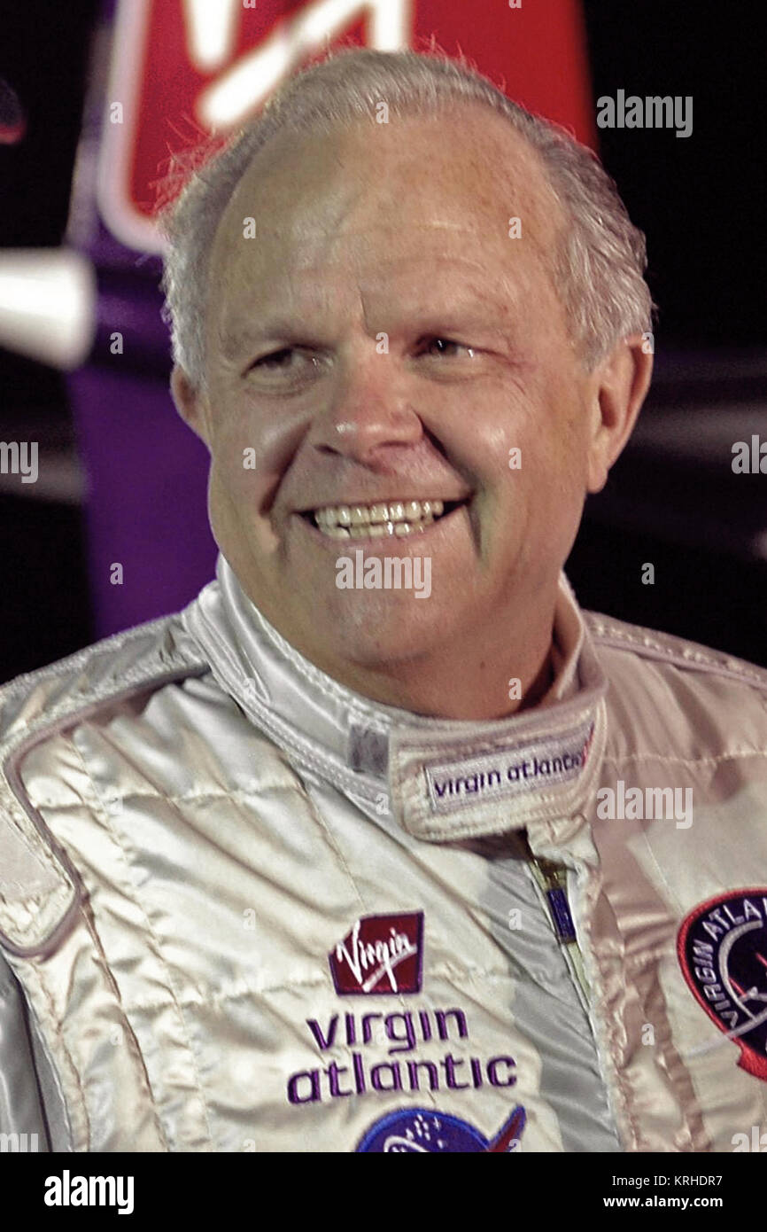 Fossett before globalflyer flight cropped Stock Photo - Alamy