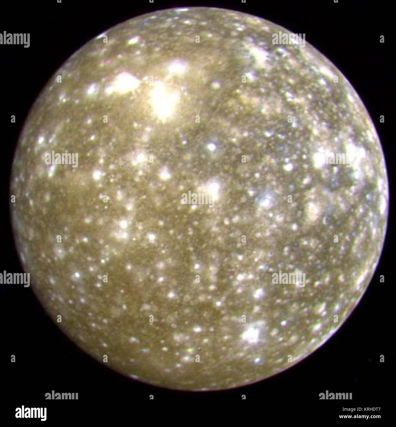 Callisto - PIA00457 28cropped29 Stock Photo - Alamy