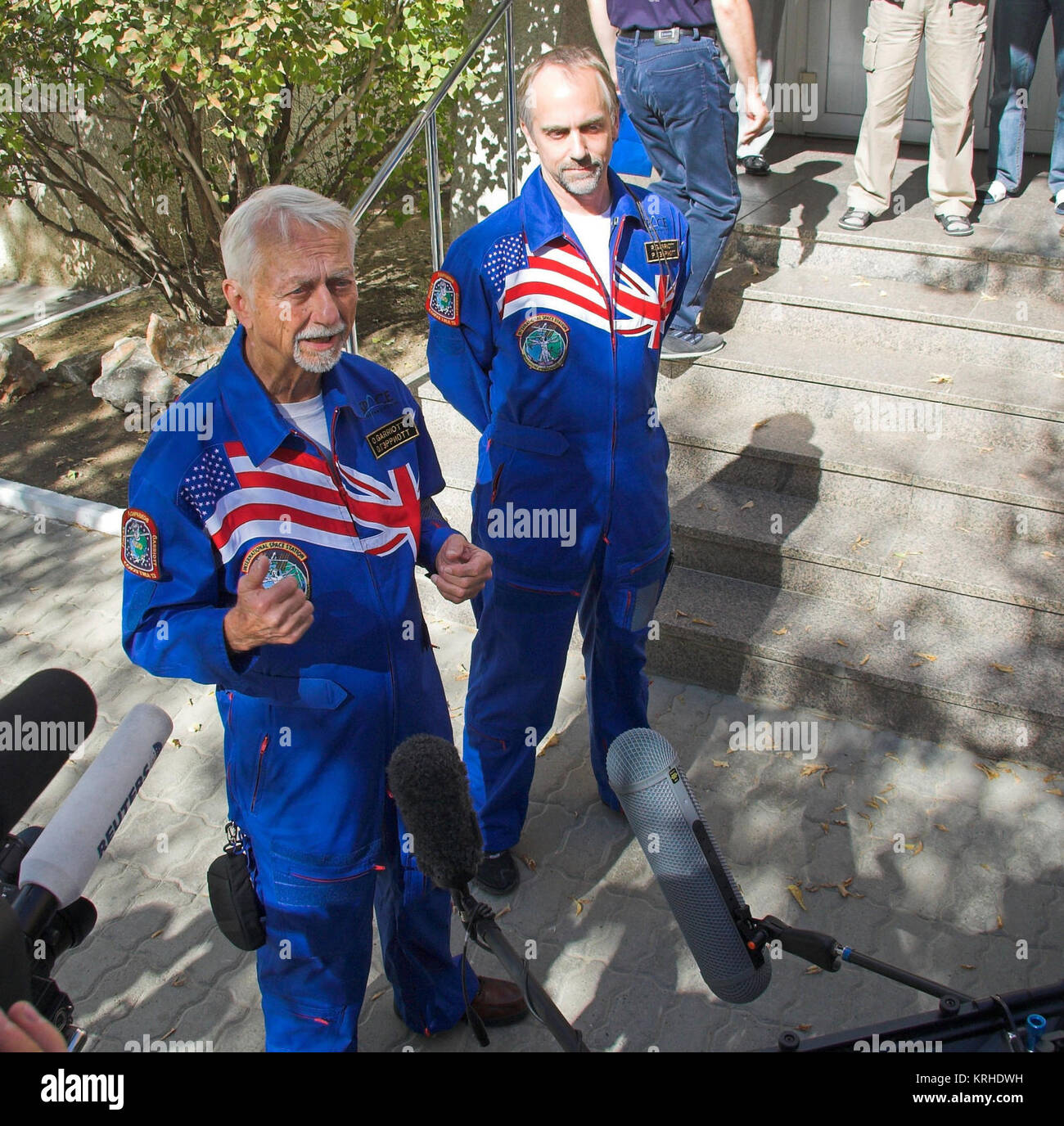 Richard and Owen Garriott Stock Photo - Alamy