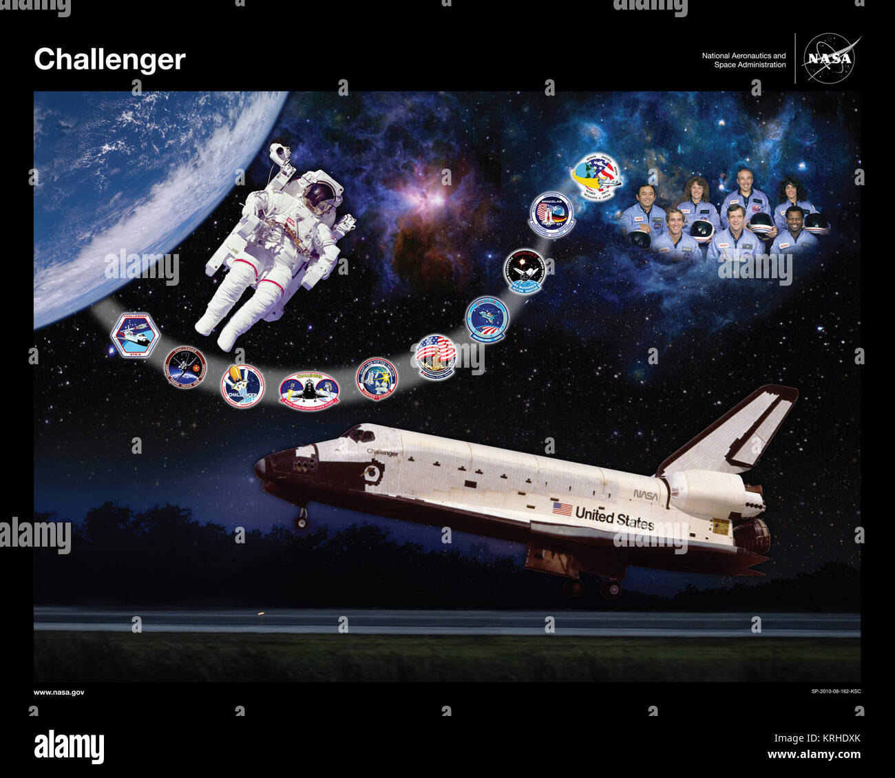 Sally Ride Challenger Space Ship
