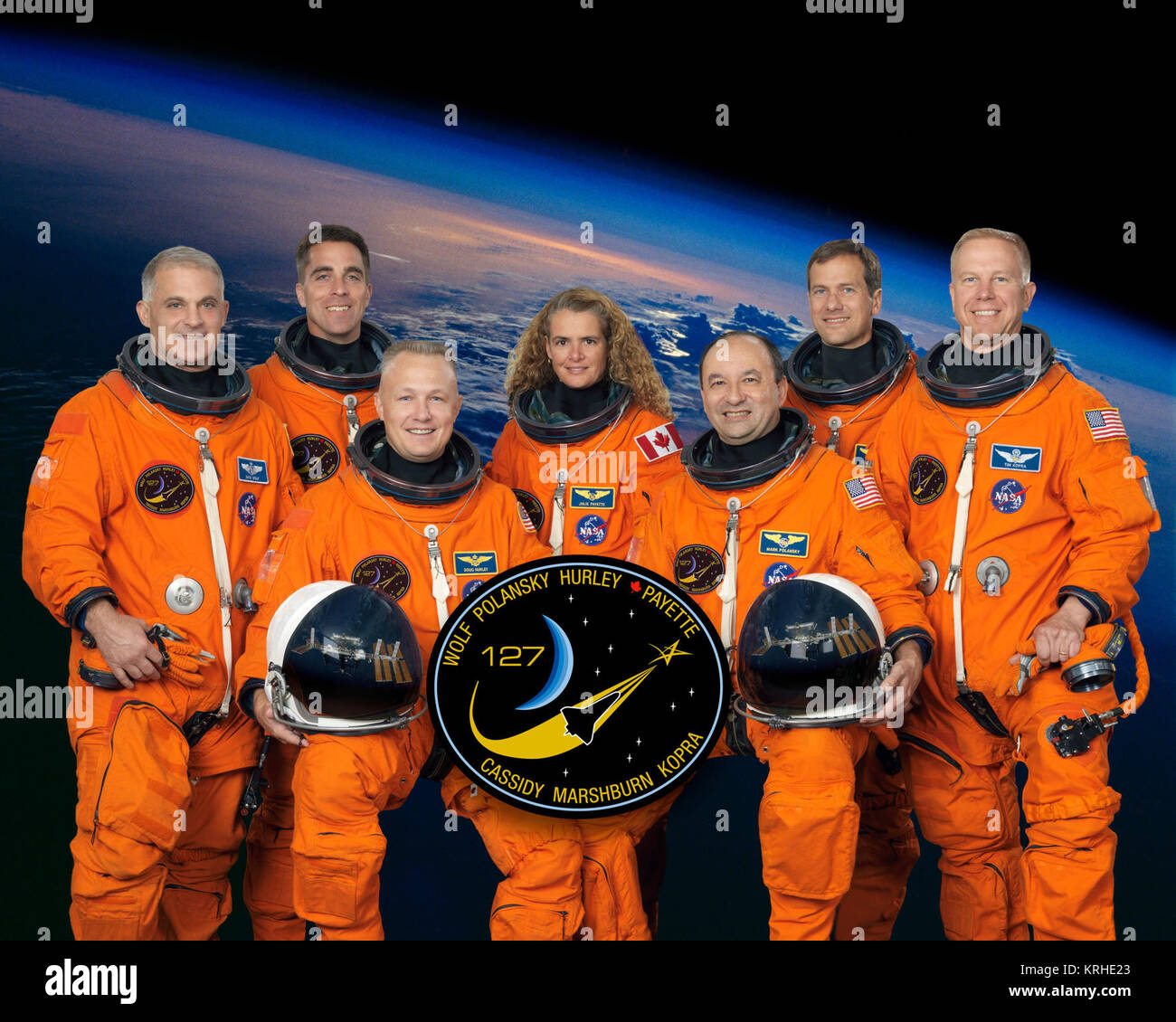 Picture 016 STS-127 Crew Photo Stock Photo - Alamy