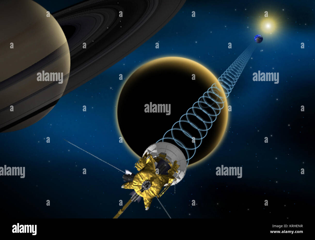 Cassini saturn hi-res stock photography and images - Alamy