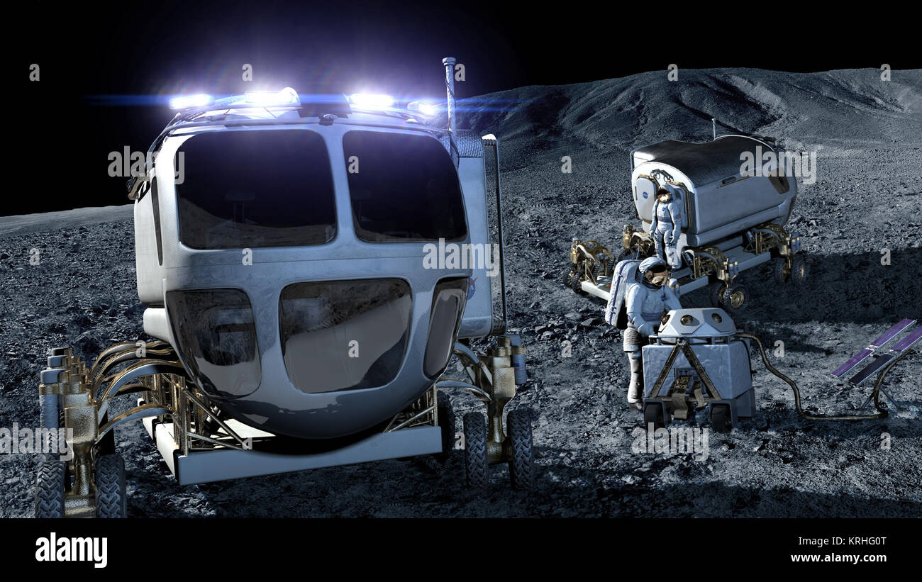 MMSEV on a lunar sortie03 Stock Photo - Alamy