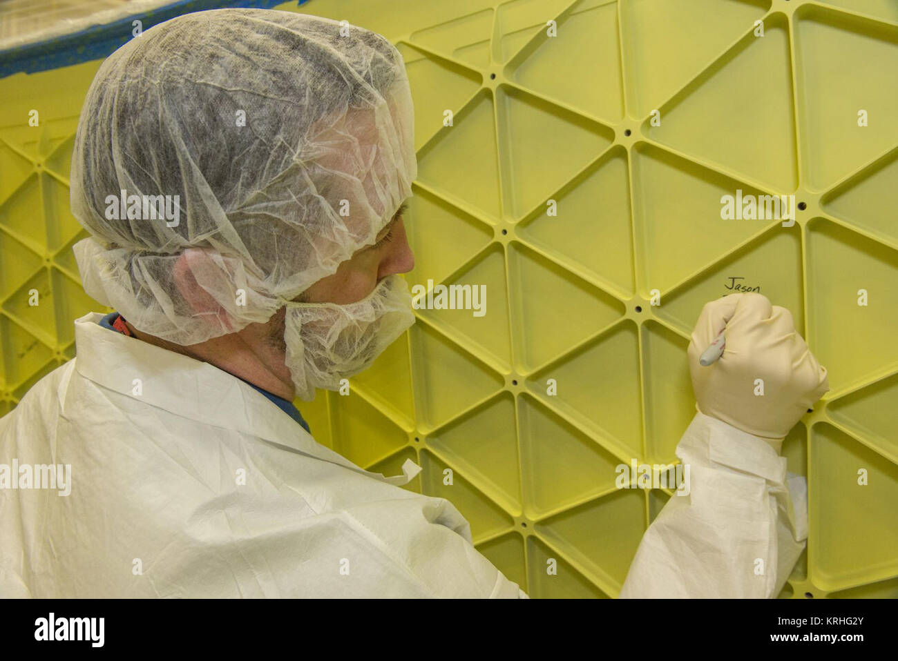 Orion-Delta IV adapter isogrid Stock Photo - Alamy