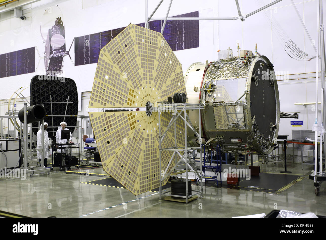 Cygnus 5 Service Module with Ultraflex solar arrays Stock Photo - Alamy