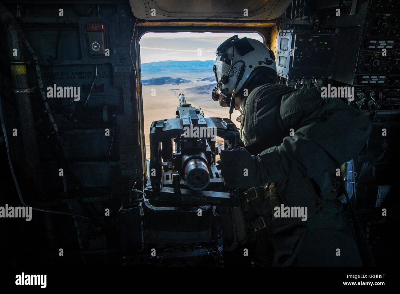 Lance Cpl. Chase R. Toms, crew chief, Heavy Helicopter Squadron 465 ...