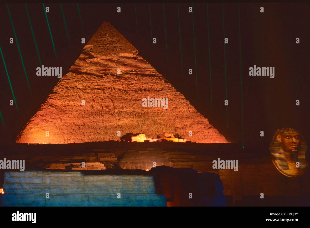 Egypt pyramid night hi-res stock photography and images - Alamy
