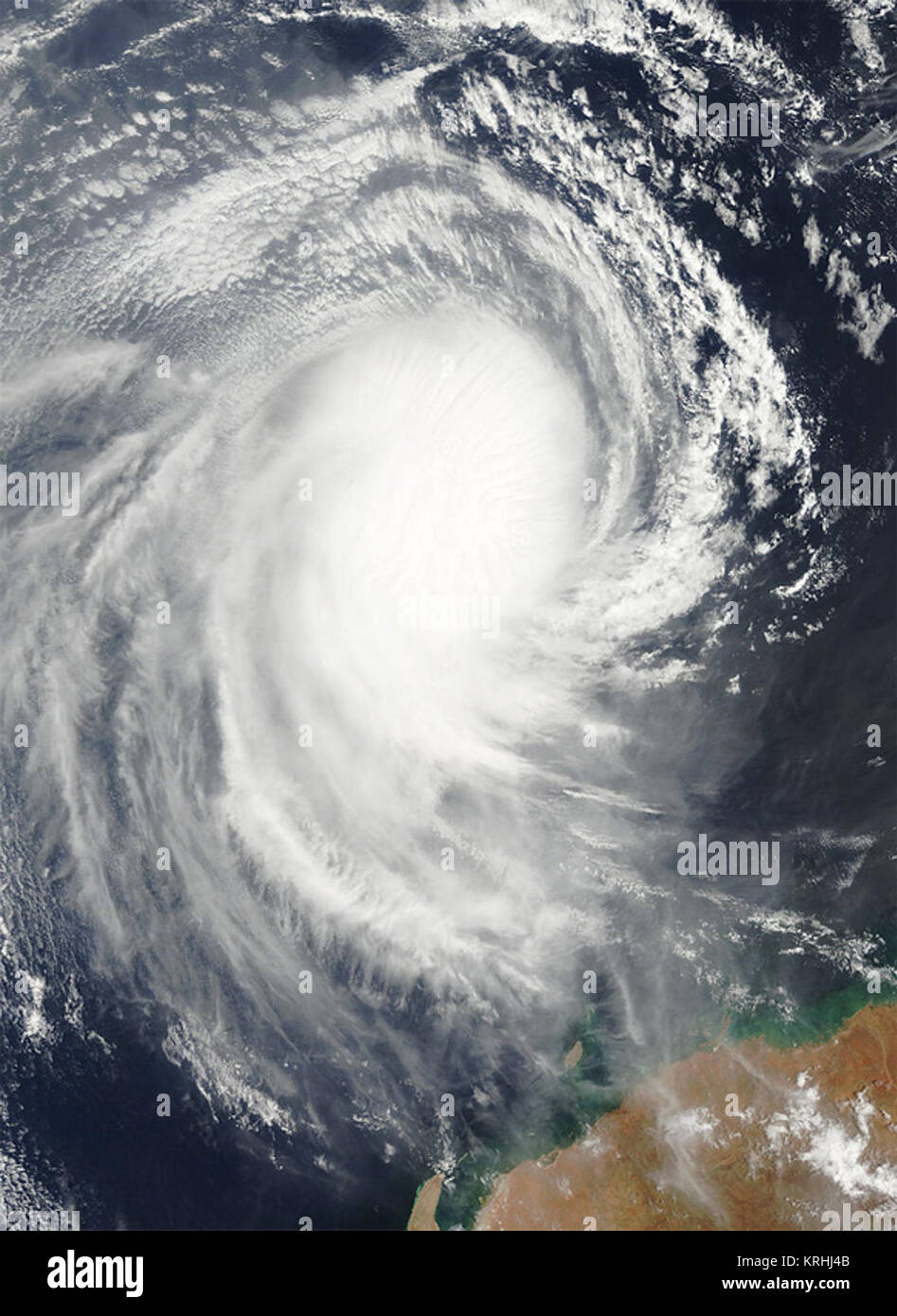 Tropical Cyclone Billy - 26 December 2008 Stock Photo - Alamy