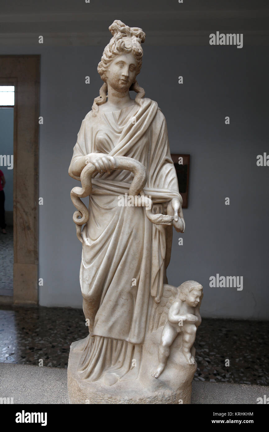 Greece dodecanese kos town statue hi-res stock photography and images ...