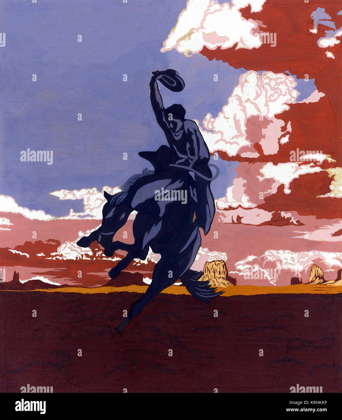 Horse bucking hi-res stock photography and images - Alamy